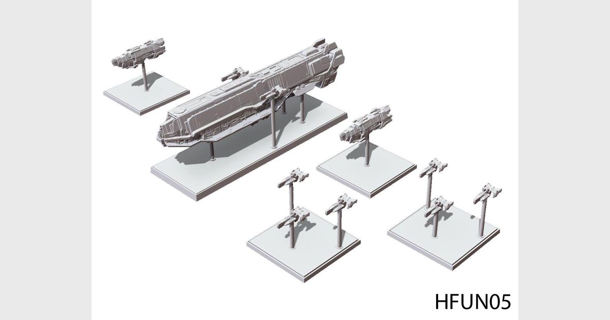 Halo: Fleet Battles – UNSC Punic-Class Supercarrier | Board Game ...