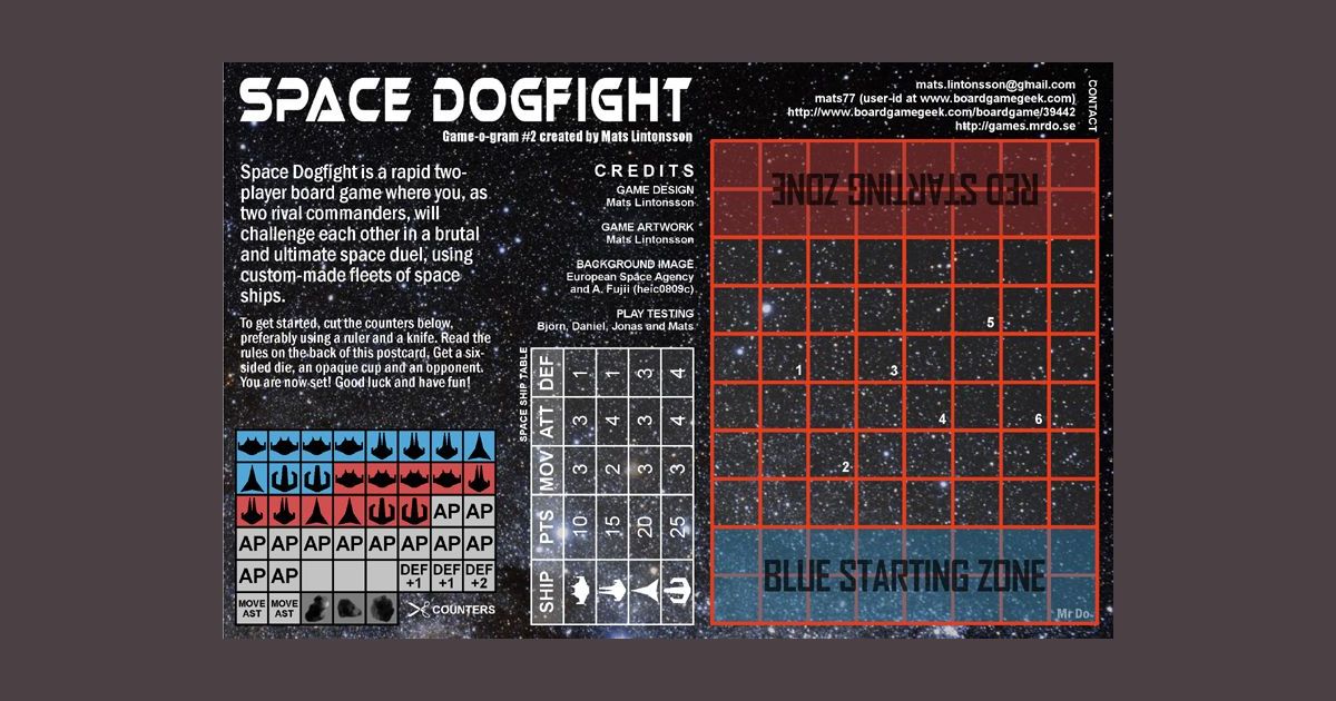 Space Dogfight | Board Game | BoardGameGeek