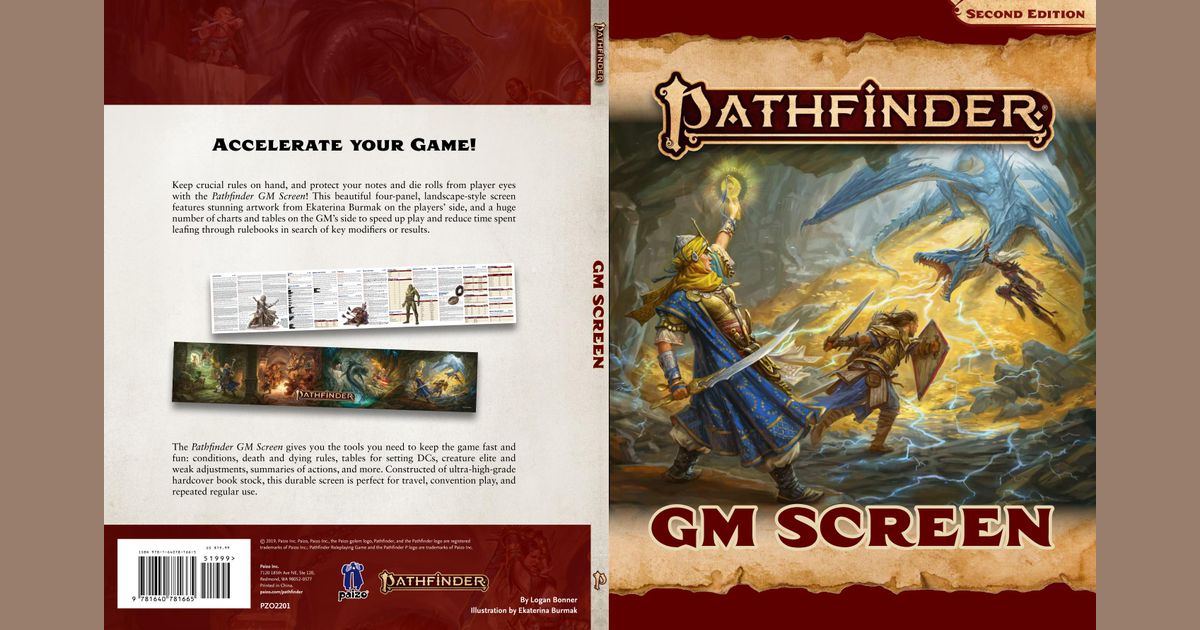 Pathfinder GM Screen | RPG Item | RPGGeek