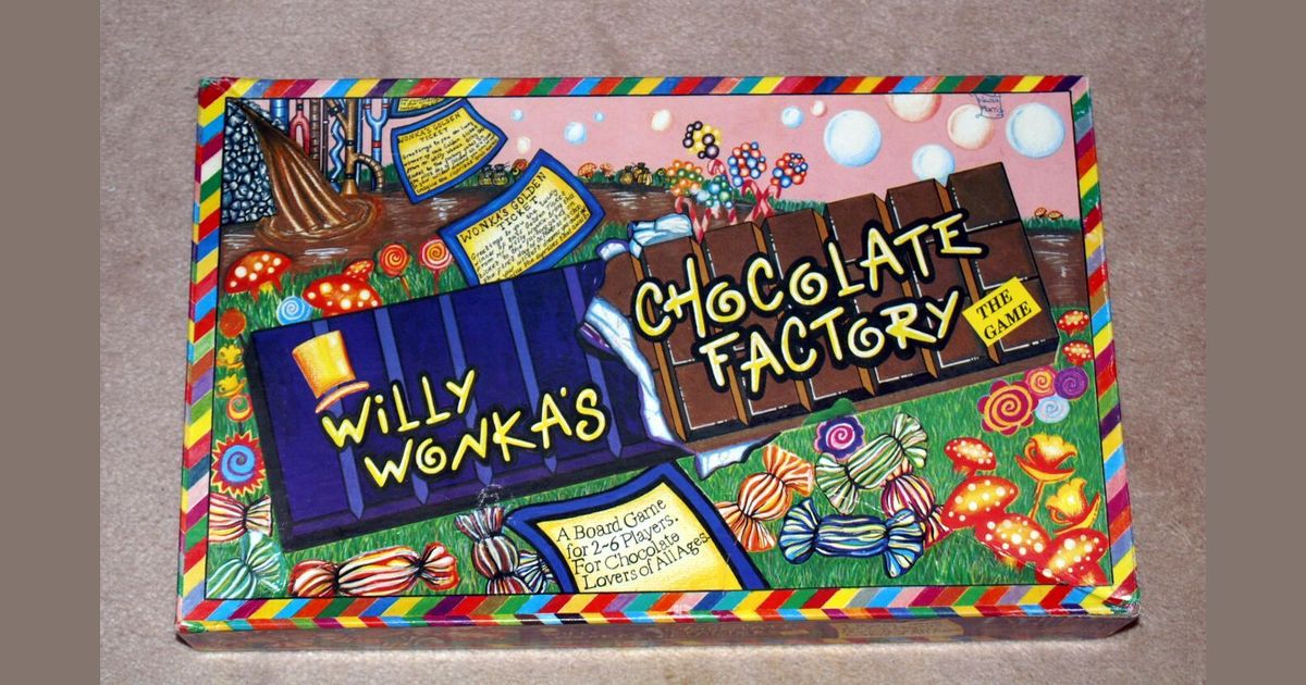 Willy Wonkas Chocolate Factory The Game Board Game Boardgamegeek