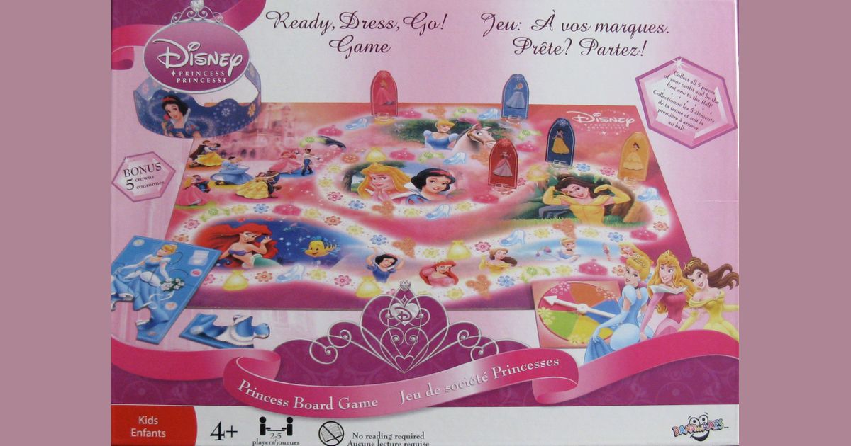 Disney Princess Ready, Dress, Go! | Board Game | BoardGameGeek