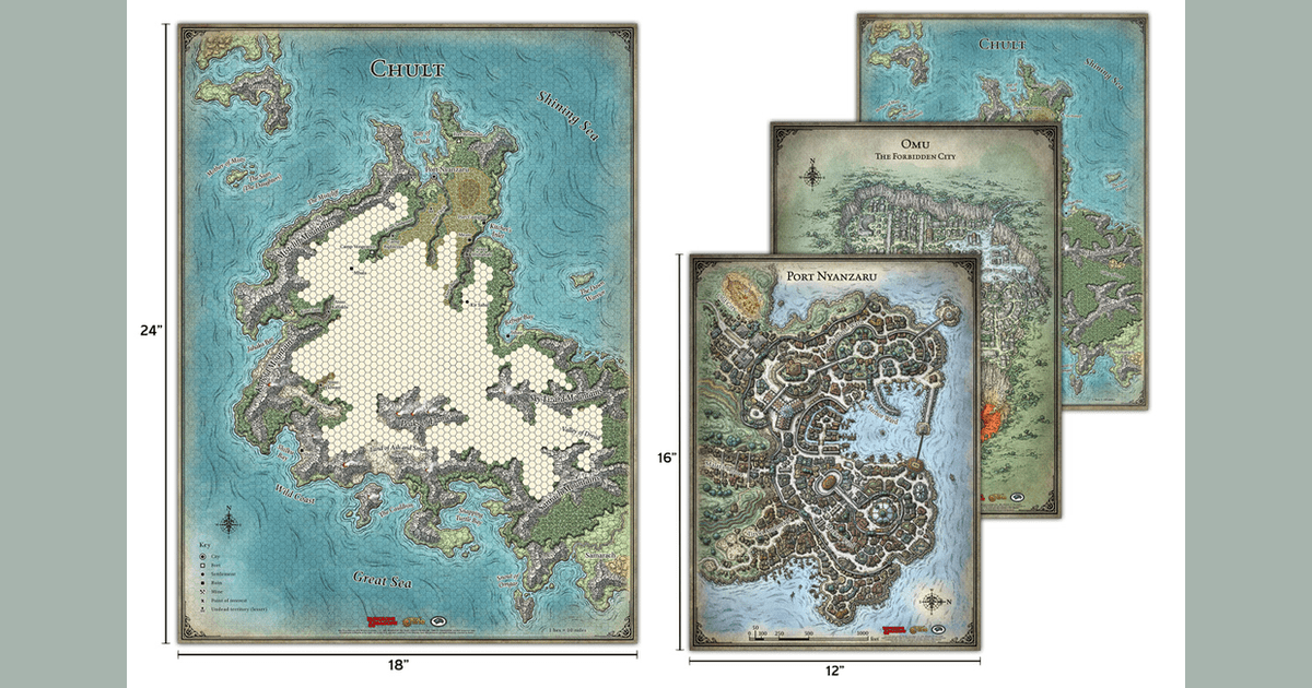 Tomb of Annihilation Map Set | RPG Item | RPGGeek
