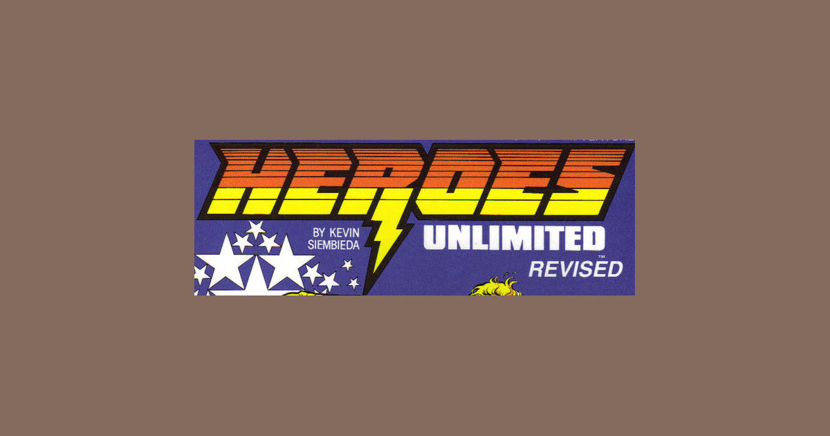 Heroes Unlimited. How do you play it? | Heroes Unlimited | RPGGeek