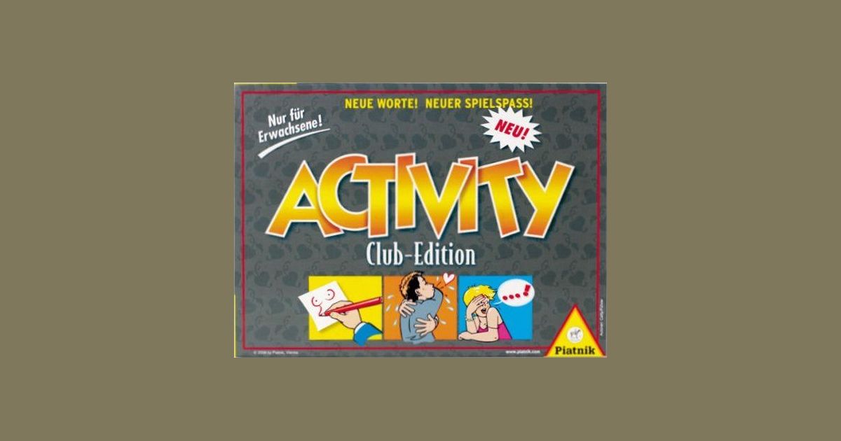 Activity Club-Edition | Board Game | BoardGameGeek