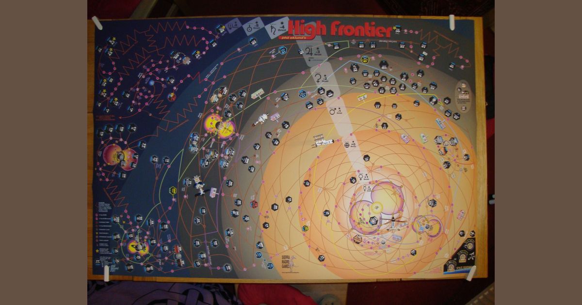 High Frontier poster map: 60"×40" picture | High Frontier: Poster Map ...