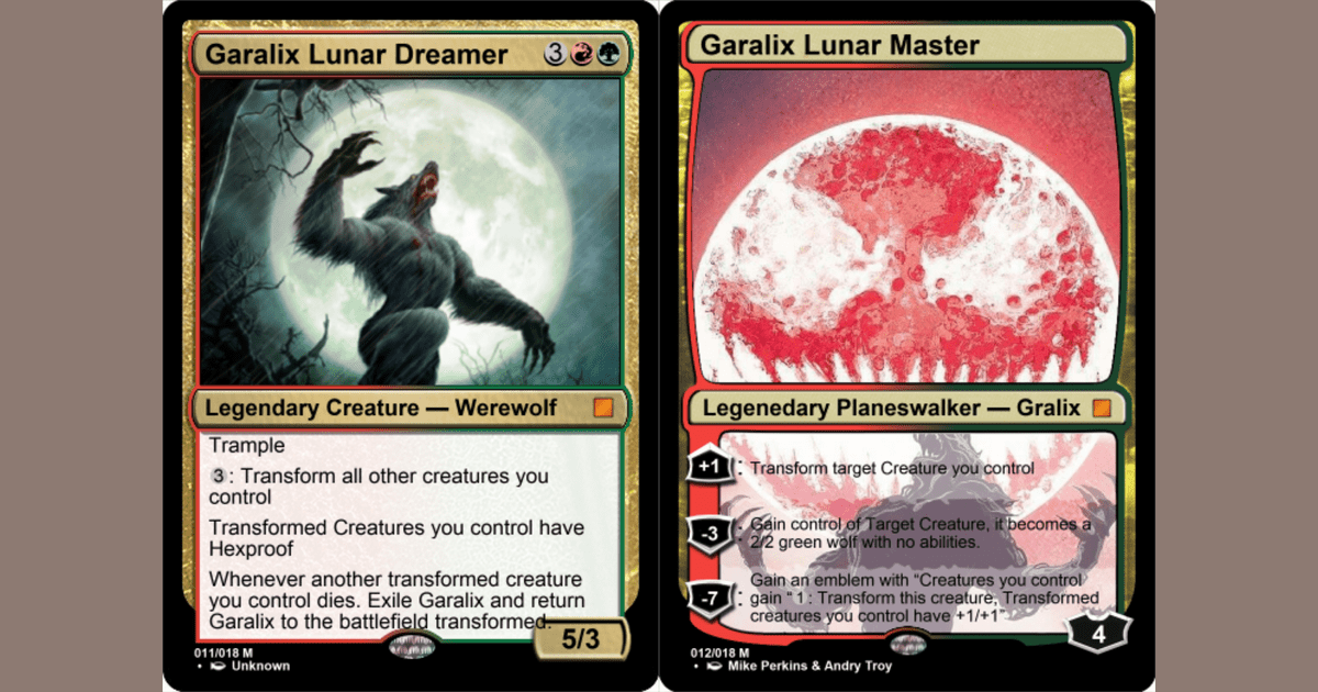 Self-Analysis: MTG Custom Commander Precon - Gruul Werewolves ...