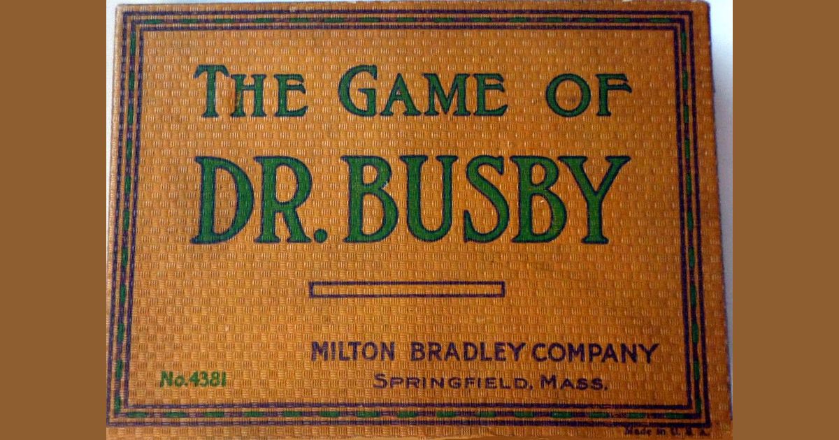 The Game of Dr. Busby | Board Game | BoardGameGeek