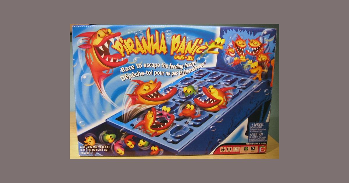 Piranha Panic | Board Game | BoardGameGeek