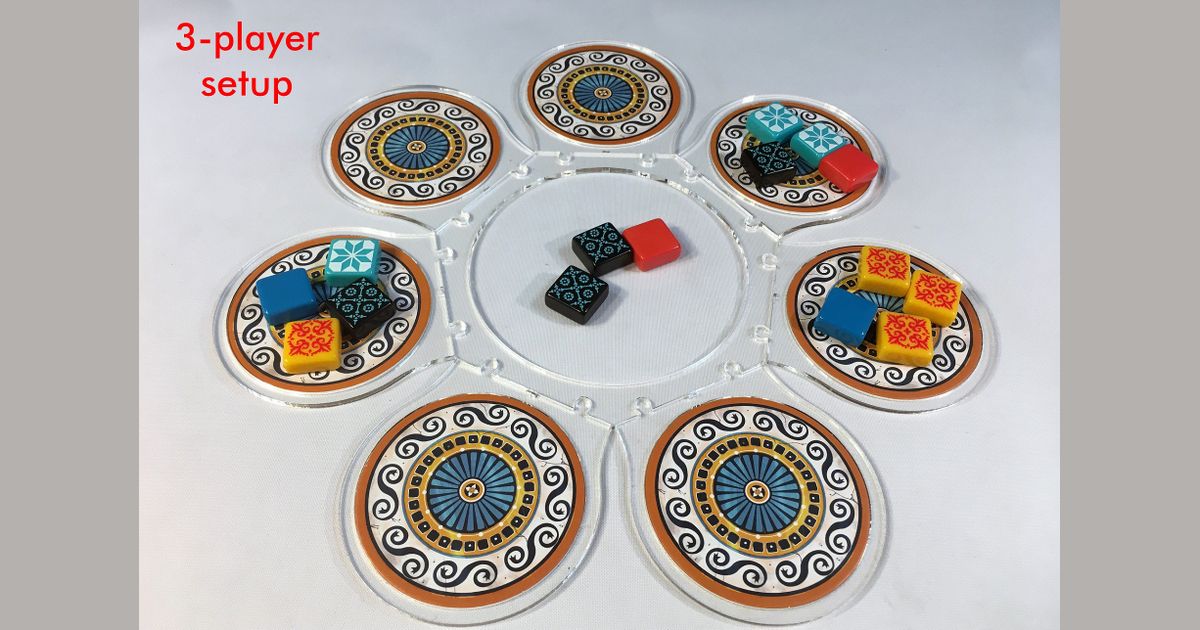 Azul: Factory Layout Organizer | Board Game Accessory | BoardGameGeek