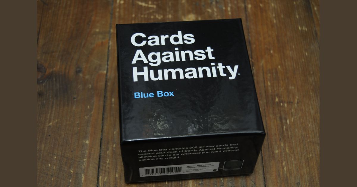 Cards Against Humanity Blue Box Board Game BoardGameGeek