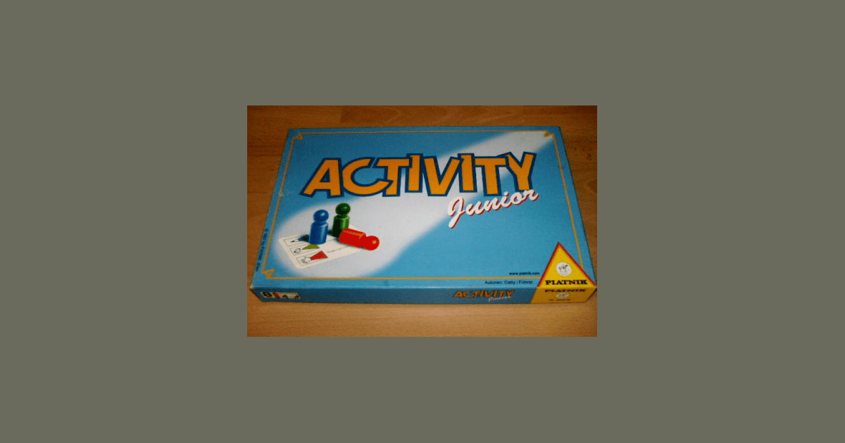 Activity Junior | Board Game | BoardGameGeek