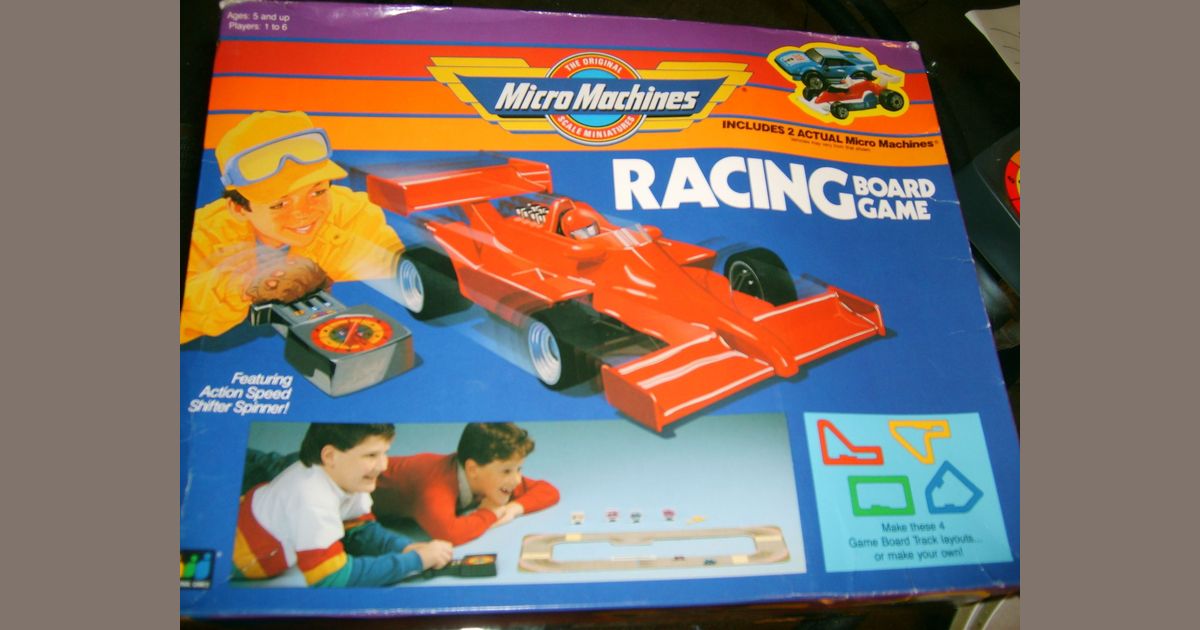 Micro Machines Racing Board Game | Board Game | BoardGameGeek