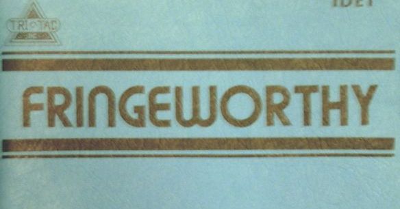 Fringeworthy | RPG Item | RPGGeek