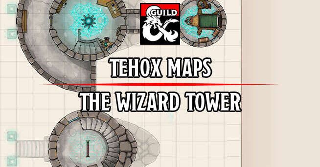 Tehox Maps The Wizard Tower | RPG Item | RPGGeek