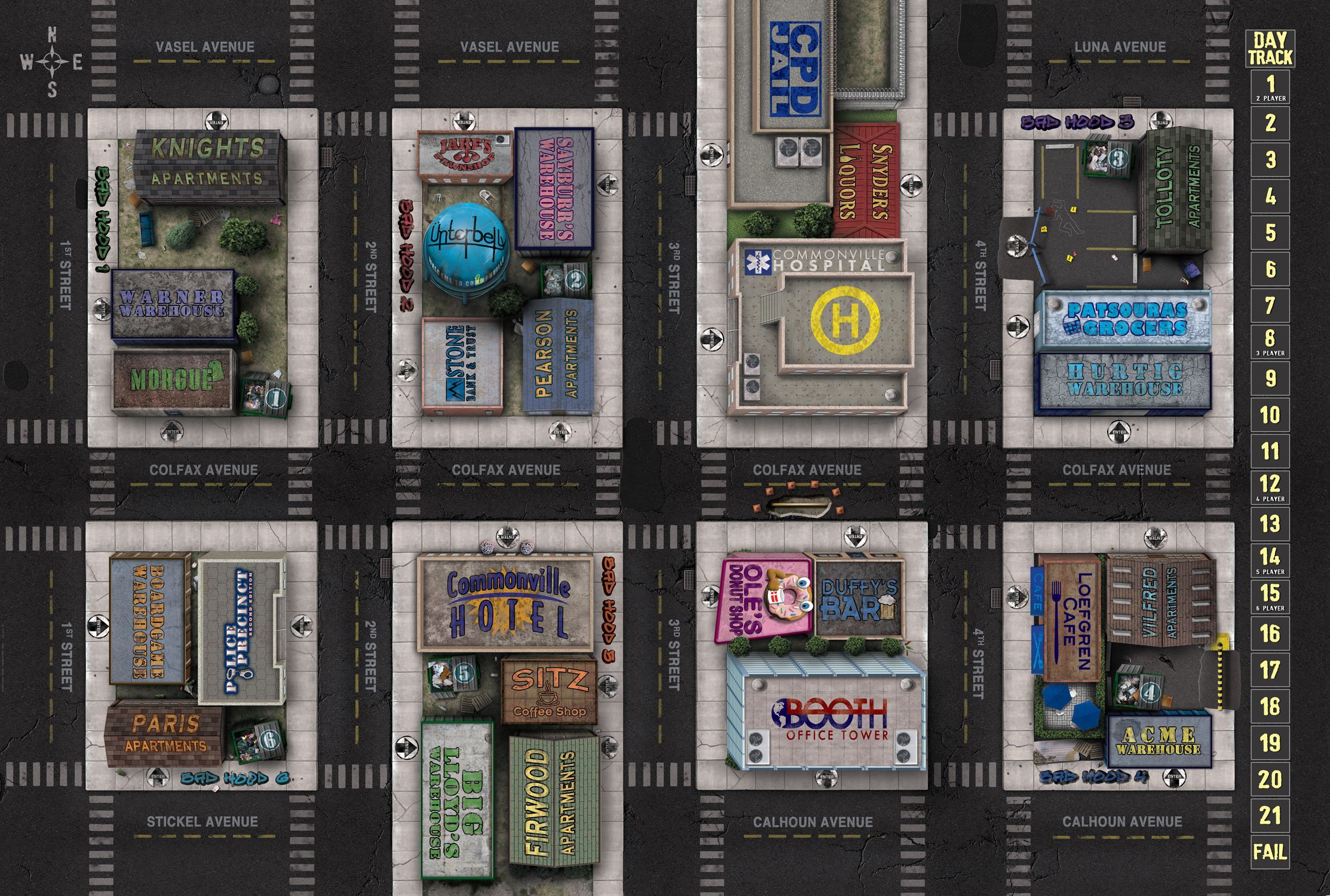 The HQ for... 2nd Edition Changes... | Police Precinct | BoardGameGeek