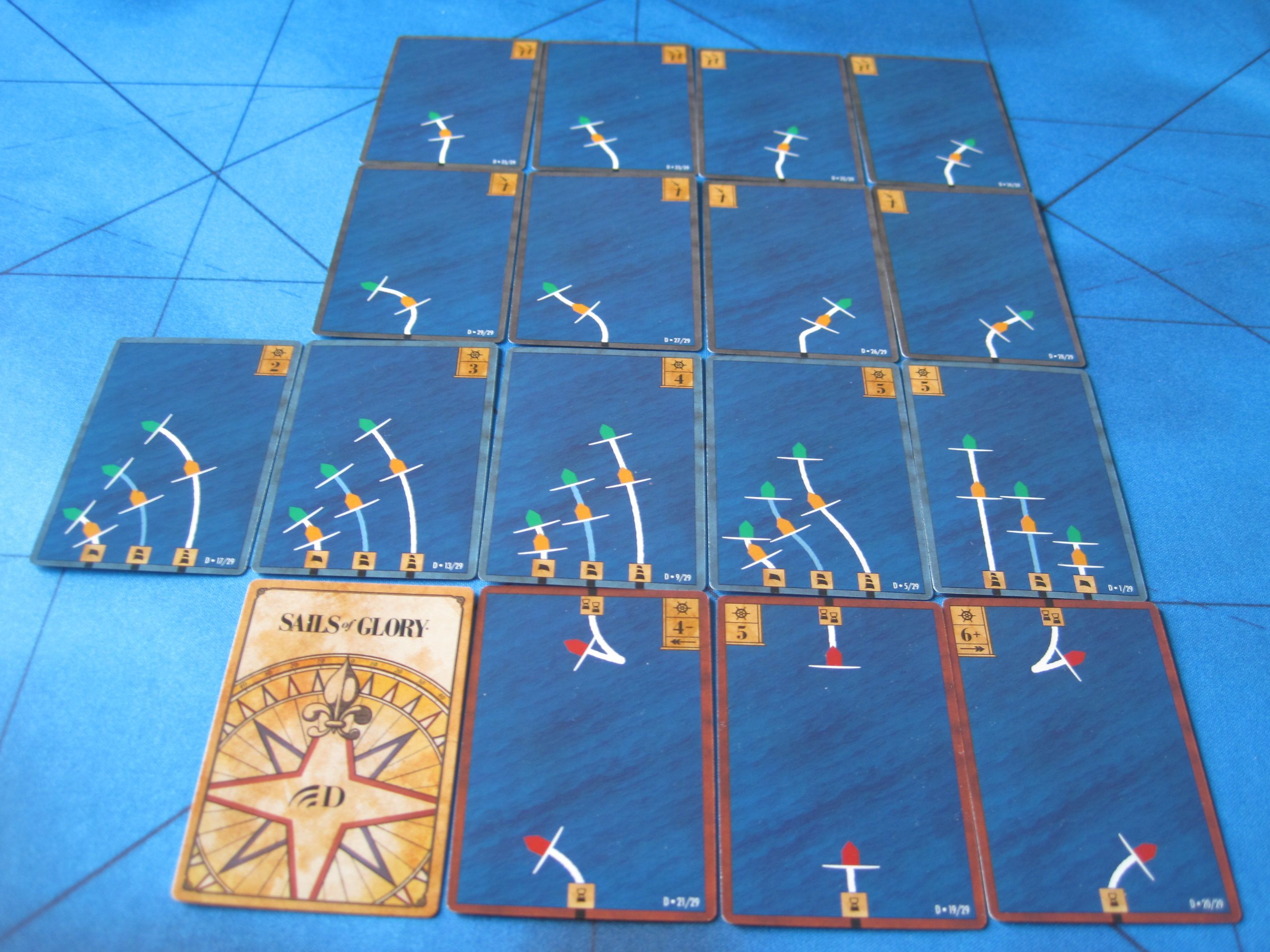 Maneuver Decks | Sails of Glory | BoardGameGeek