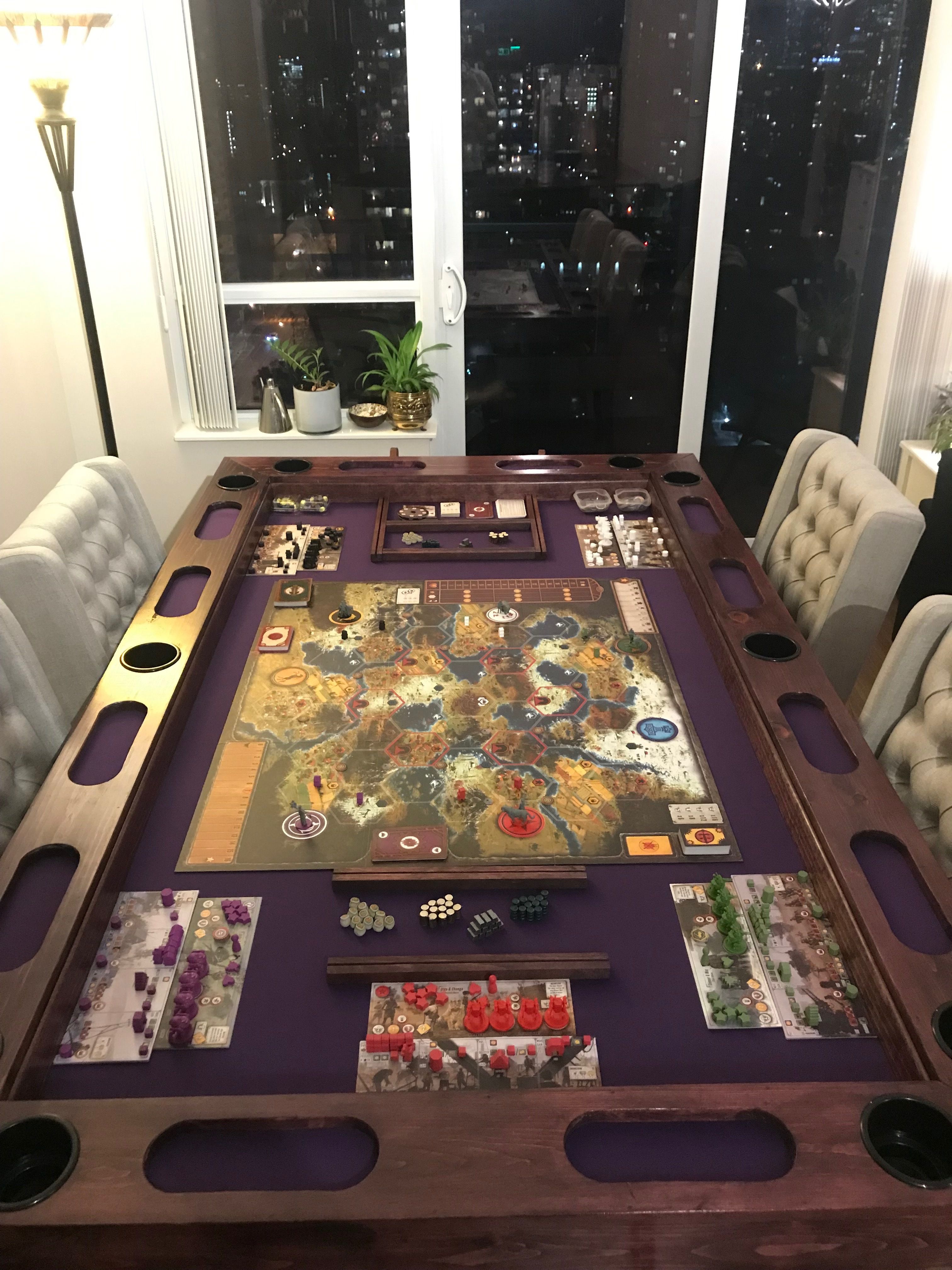 Purple and Black Cherry Board Game Table | BoardGameGeek | BoardGameGeek