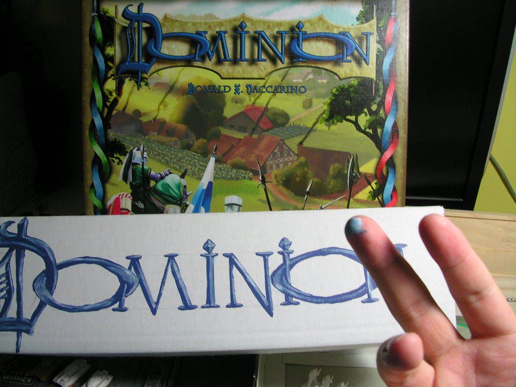 Custom painted Dominion card box... easy! [Pictorial] | Dominion ...
