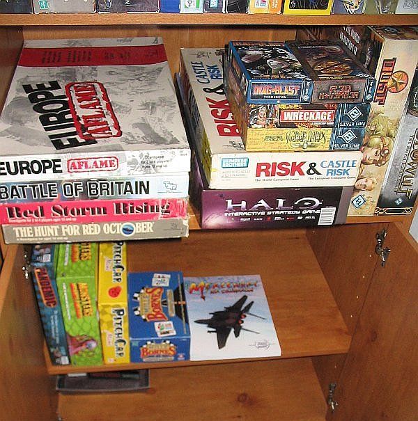 Kindly share photos of your board games collection or gaming room ...