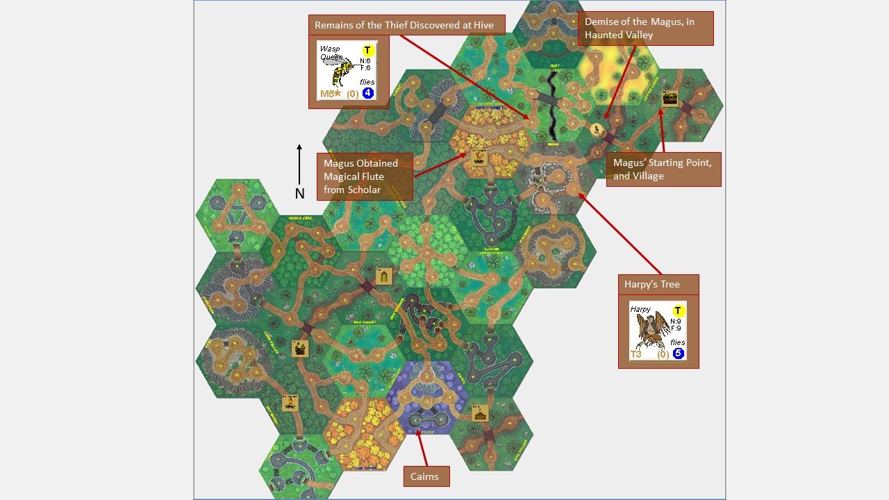 Magus (and Magician), Expansion 1, Questing the Realm | Magic Realm ...