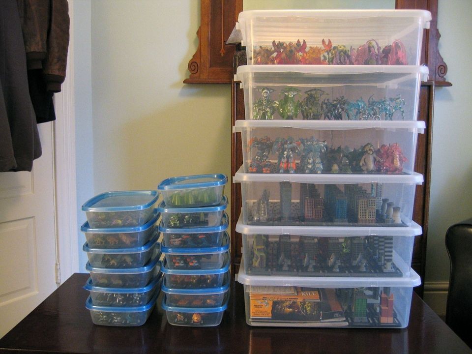 Monsterpocalypse Storage Pr0n | Monsterpocalypse | BoardGameGeek