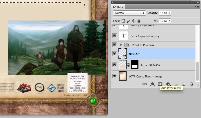 Quest Sheet Template - 300dpi PSD | The Lord of the Rings: The Card ...