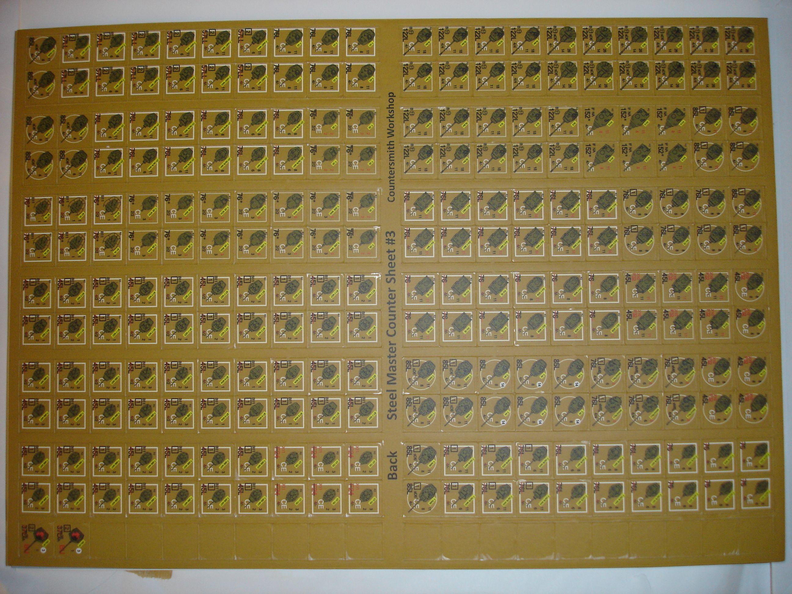 New turret counters | Advanced Squad Leader | BoardGameGeek