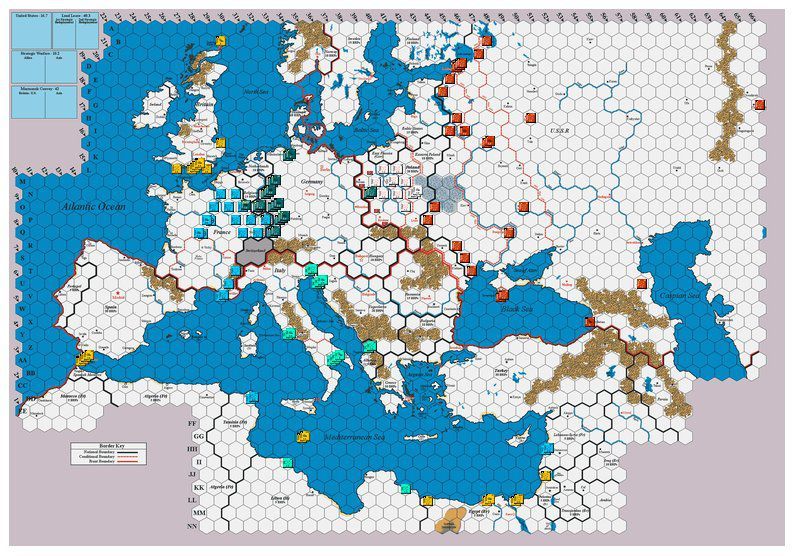 PBEM 5 Player Third Reich 4th Edition Game 2 | Rise and Decline of the ...