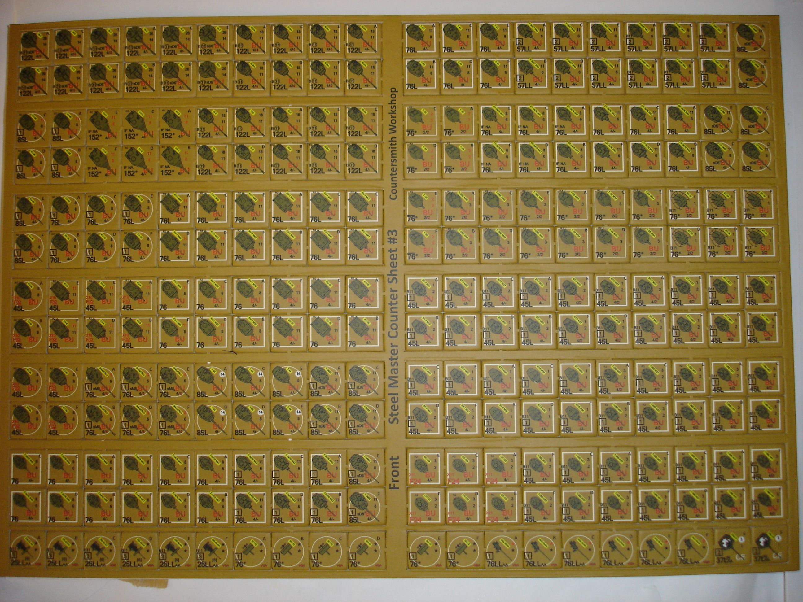 New turret counters | Advanced Squad Leader | BoardGameGeek