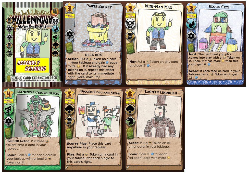 Fan Made Millennium Blades Sets | Millennium Blades | BoardGameGeek