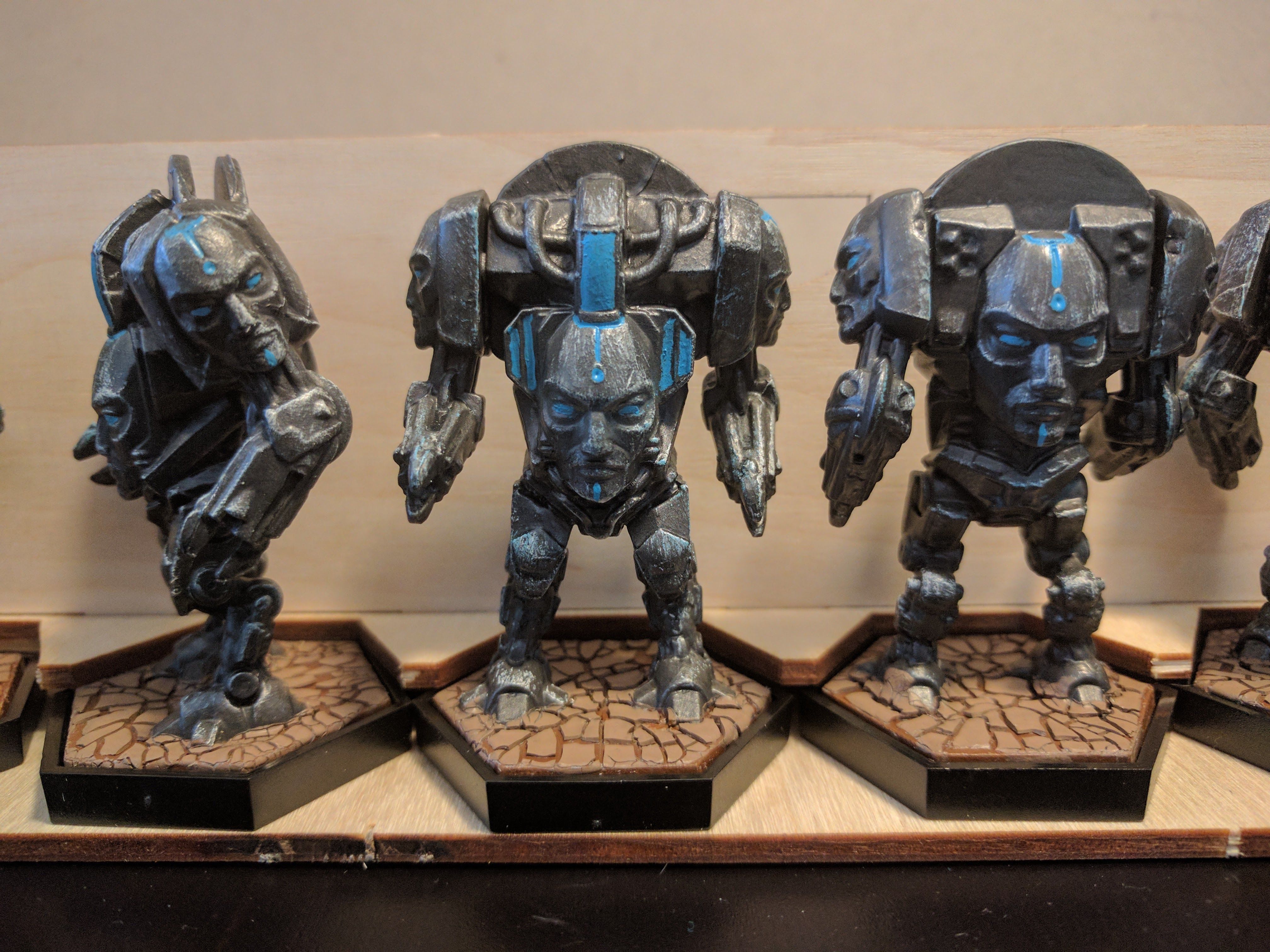 SpecularRain's painted exosuits | Anachrony | BoardGameGeek