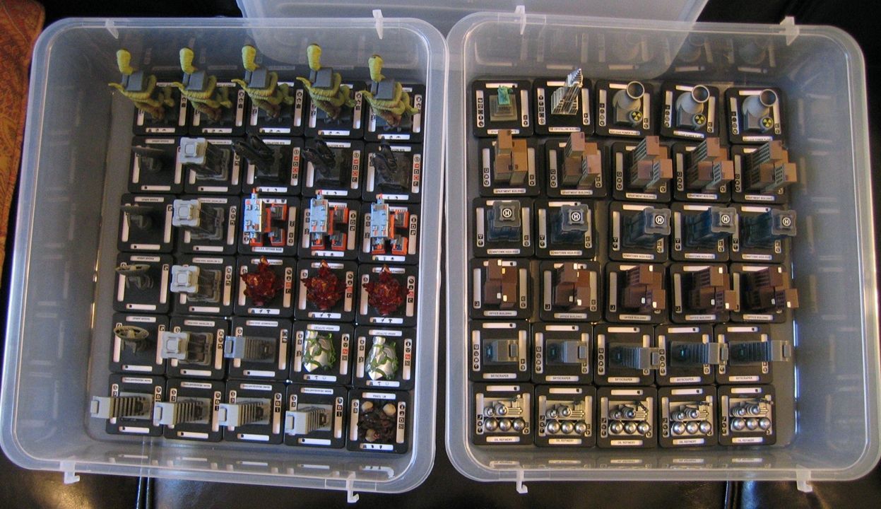 Monsterpocalypse Storage Pr0n | Monsterpocalypse | BoardGameGeek