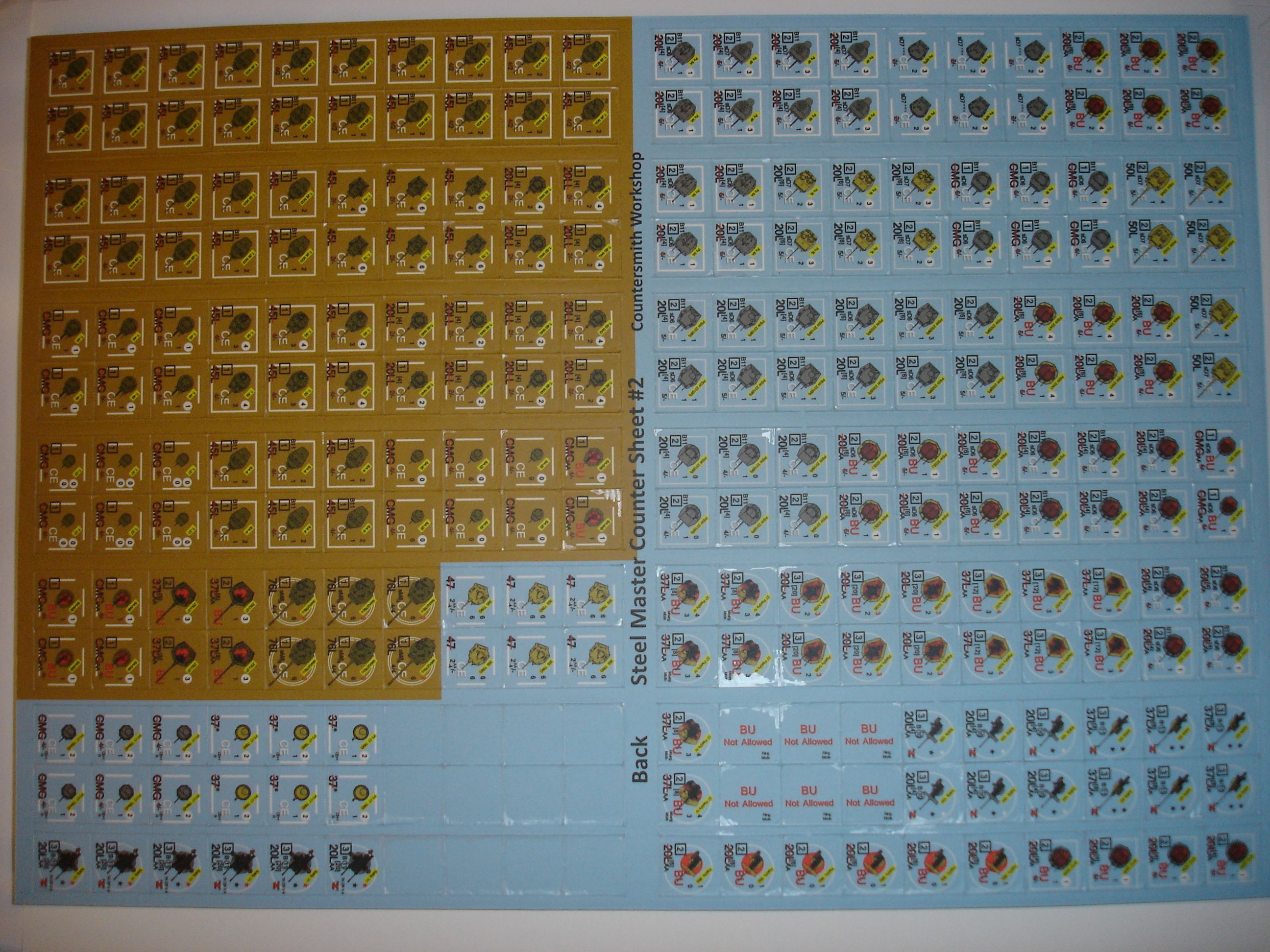 New turret counters | Advanced Squad Leader | BoardGameGeek