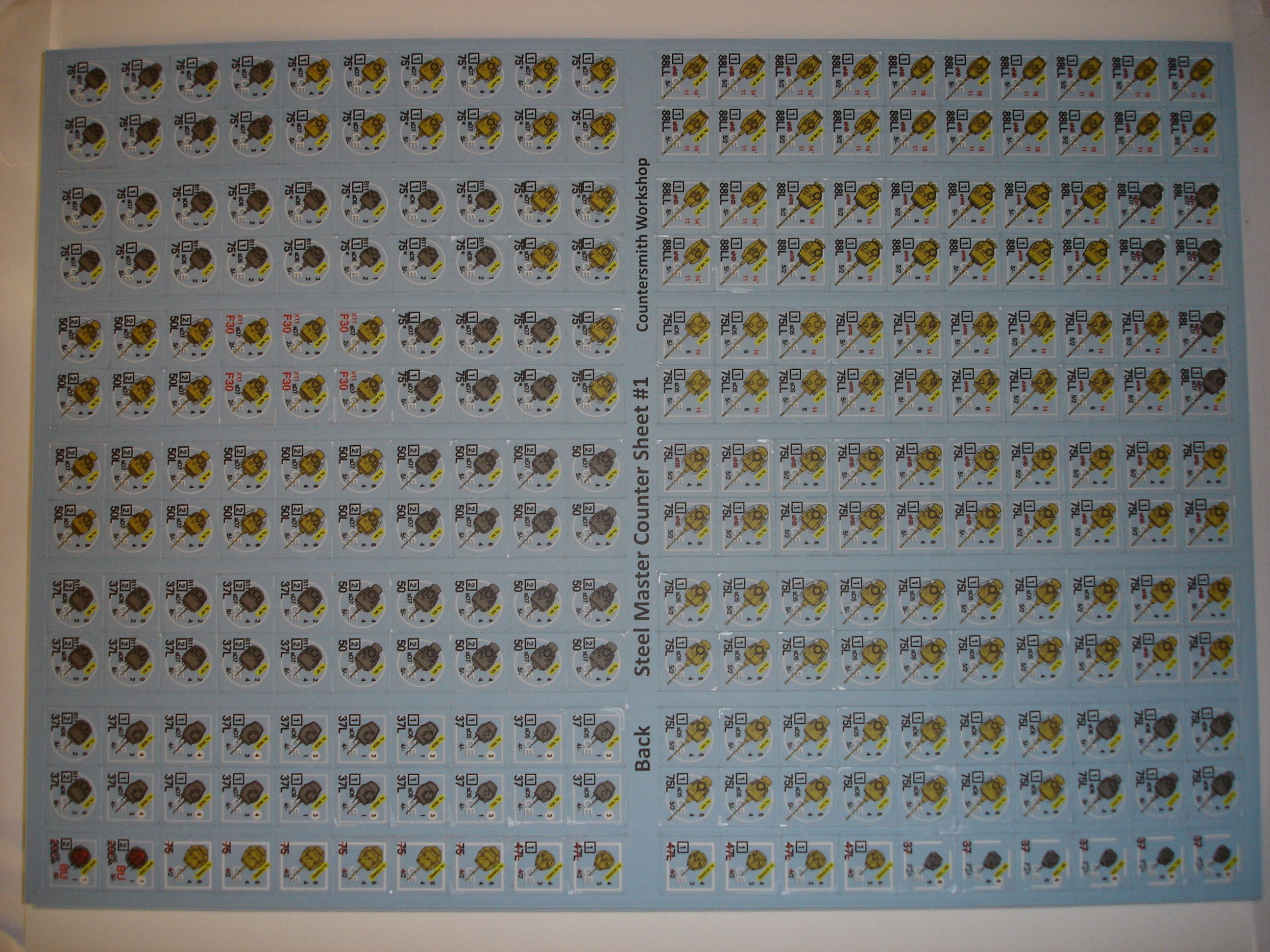 New turret counters | Advanced Squad Leader | BoardGameGeek