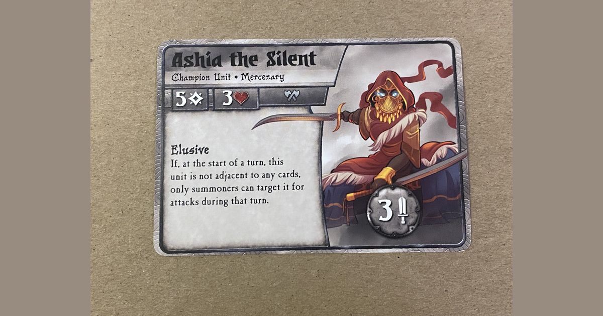 Summoner Wars Ashia the Silent Promo - Translation - German | Summoner ...