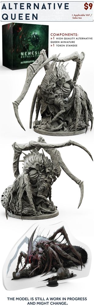 New Alien Queen model | Nemesis: Retaliation
