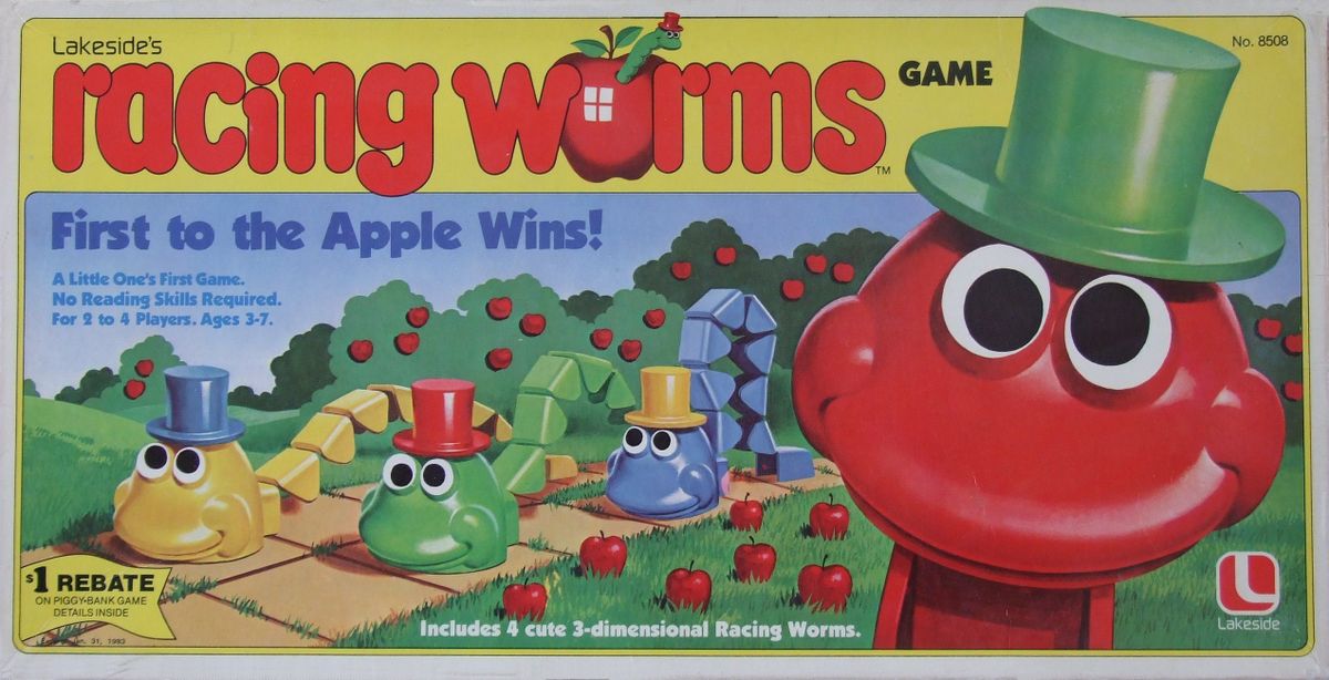 Racing Worms | Board Game | BoardGameGeek