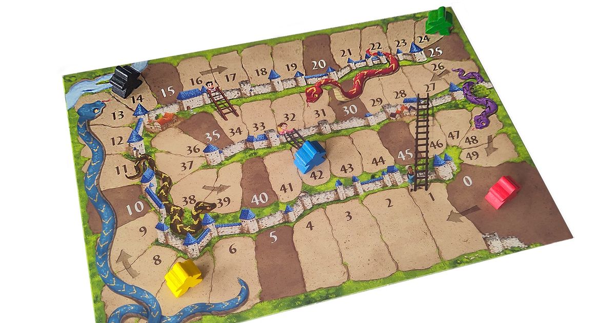 Carcassonne: Snakes and Ladders | Board Game | BoardGameGeek