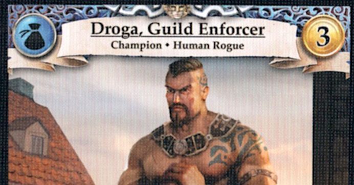 Hero Realms: Droga, Guild Enforcer Promo Card | Board Game | BoardGameGeek