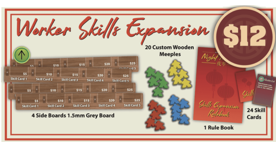 Night Market: Skills Expansion | Board Game | BoardGameGeek