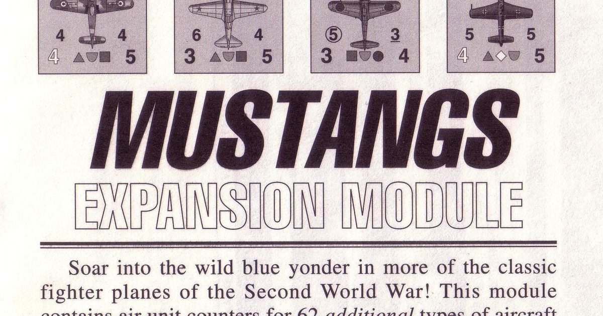 Mustangs: Expansion Module | Board Game | BoardGameGeek