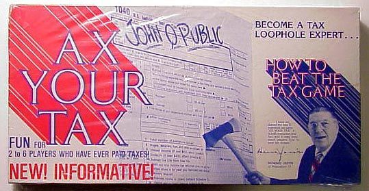 Ax Your Tax | Board Game | BoardGameGeek