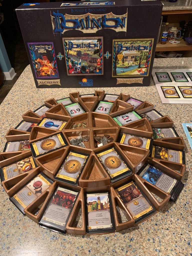3D printed Dominion Card Carousel