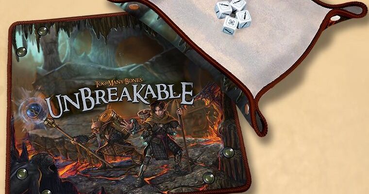 Too Many Bones: Unbreakable – Control ‘Ur Roll Dice Tray | Board Game ...