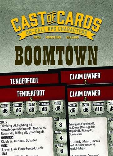 Cast of Cards: Boomtown | RPG Item | RPGGeek