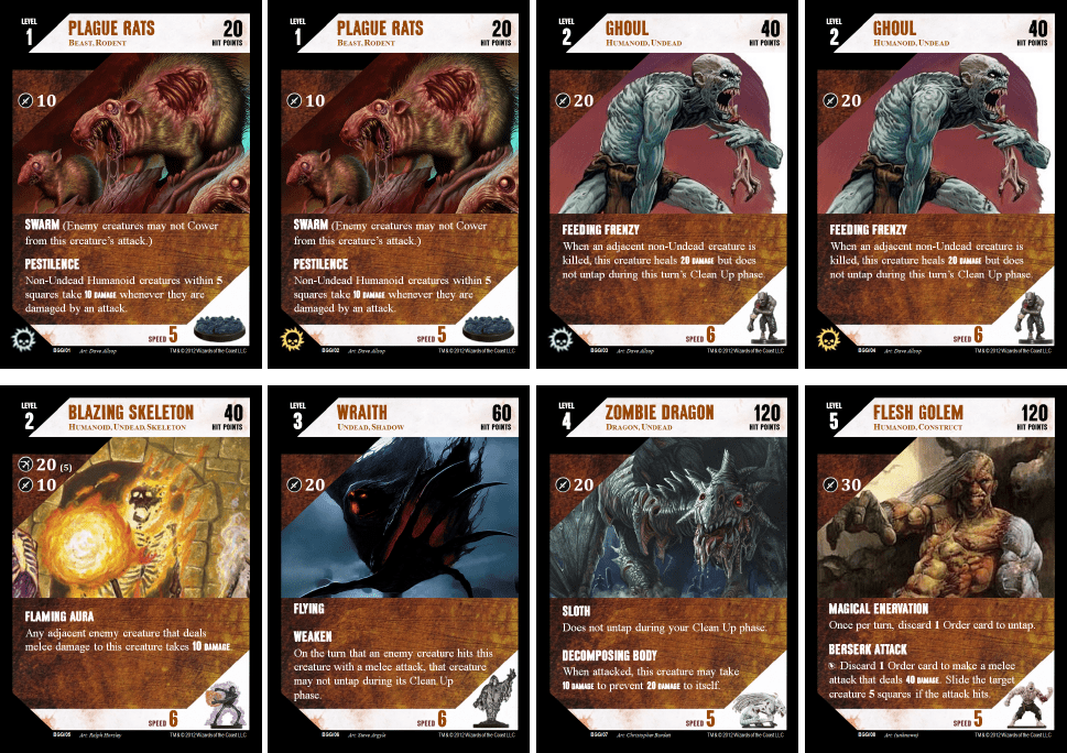 [Variant] Custom Cards for D&D Adventure game miniatures | Game ...