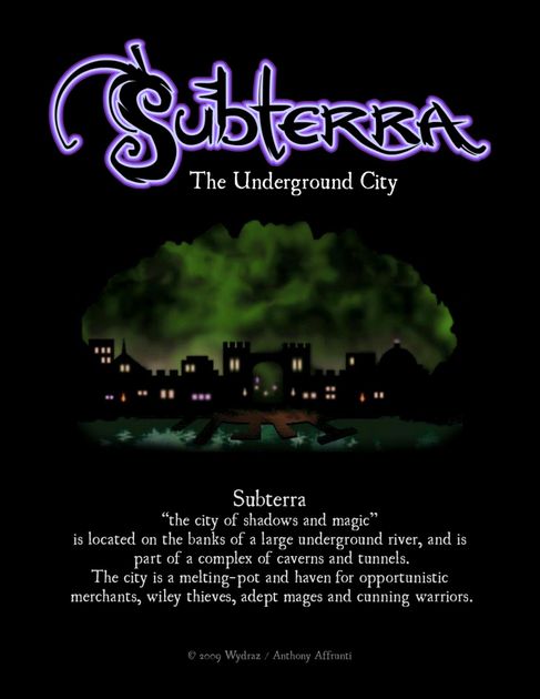 Subterra: The Underground City | RPG Item | RPGGeek