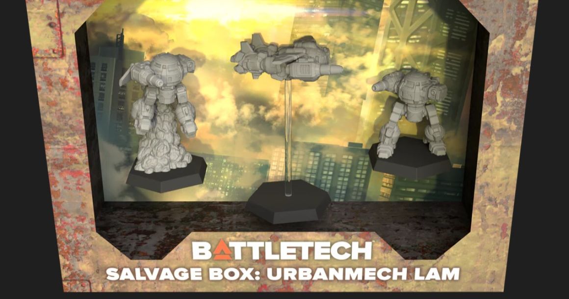 BattleTech: Salvage Box – Urbanmech LAM | Board Game | BoardGameGeek