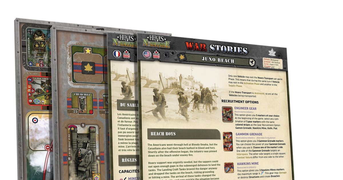 Heroes of Normandie: War Stories #03 – Juno Beach | Board Game ...