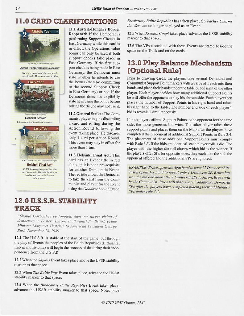 2nd Edition Rulebook | 1989: Dawn of Freedom